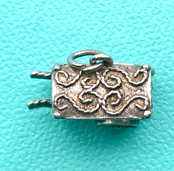 Vintage NUVO Fruit Market Cart Sterling Silver with B… - Gem