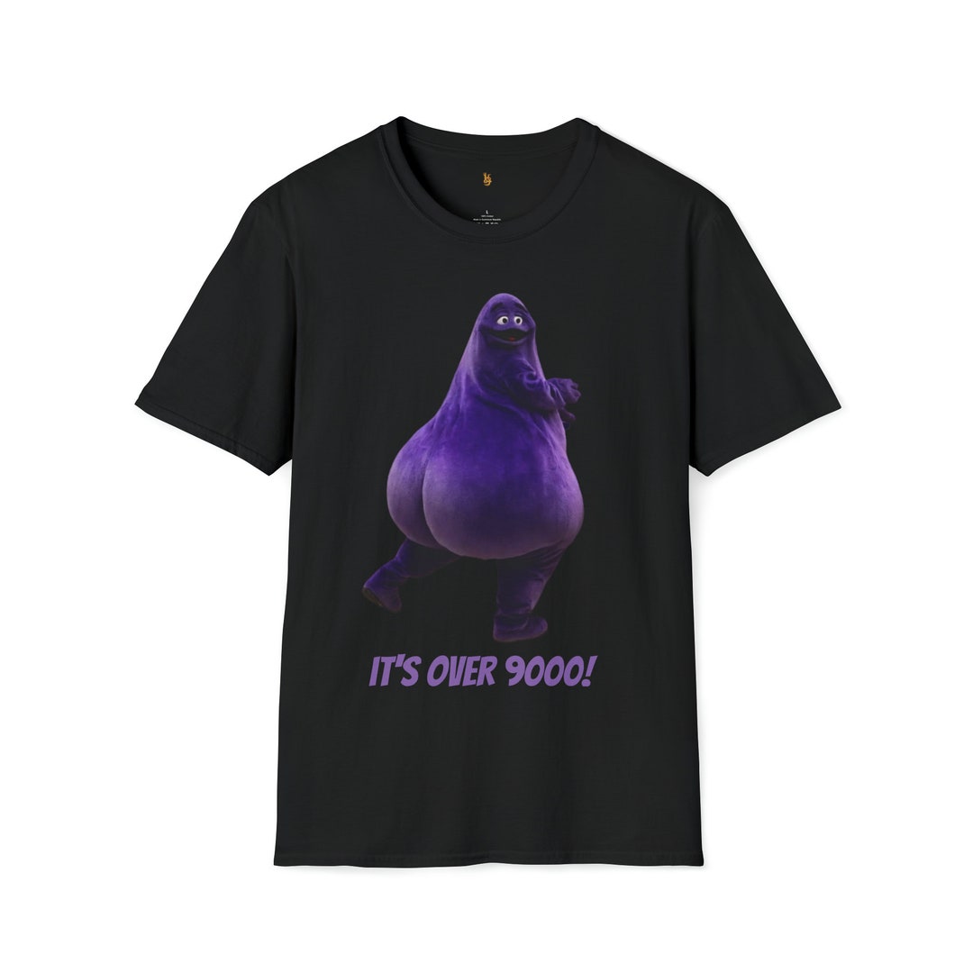 Gyatt Meme T-shirt Meme Tee Streetwear T-shirt Over 9000 - Etsy