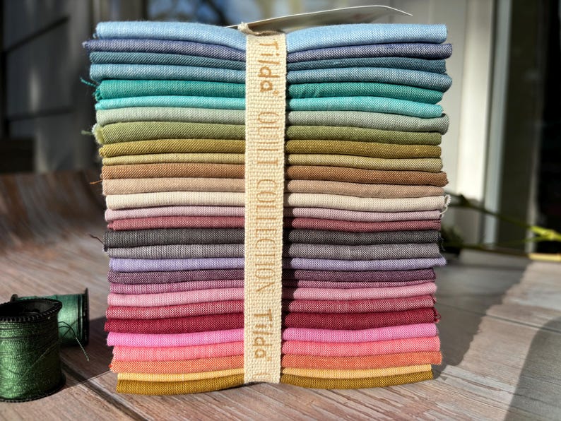 Tilda Chambray Fat Quarter Bundle / Fat Eight Bundle 28pc - Etsy