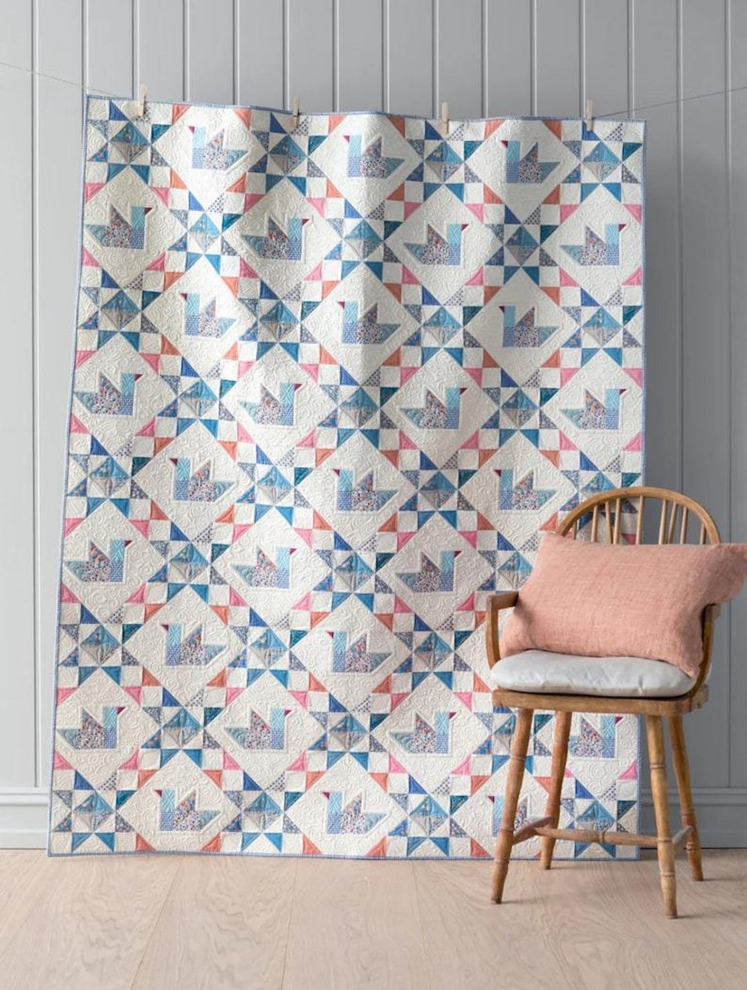 Tilda Creating Memories Blue Duck Quilt KIT - Etsy