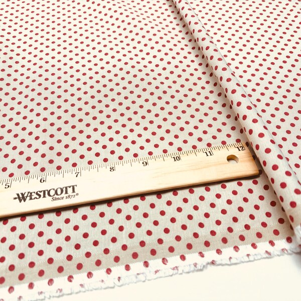 Red Dot Fabric - Etsy