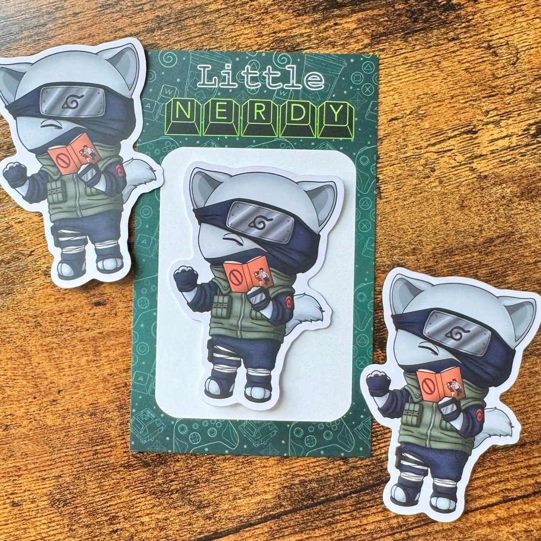 Kakashi Naruto Shippuden Inspired 3 Matte Vinyl Sticker Individual ...