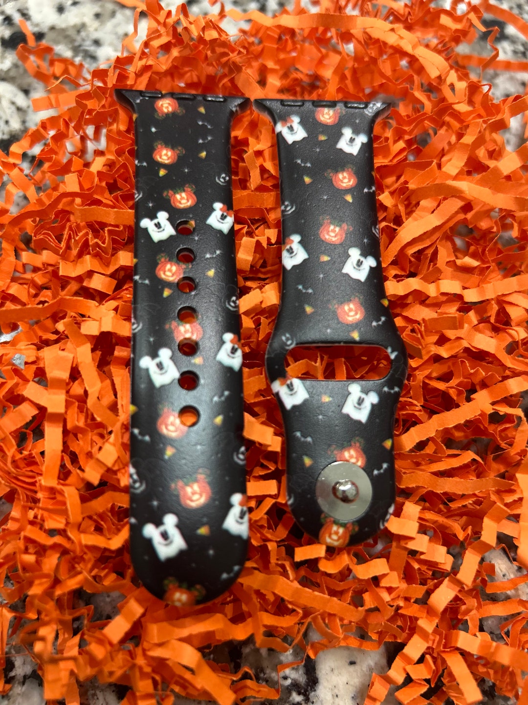 Disney Halloween Ghost, Pumpkin, & Bat Watch Band • Appple Watch - Etsy