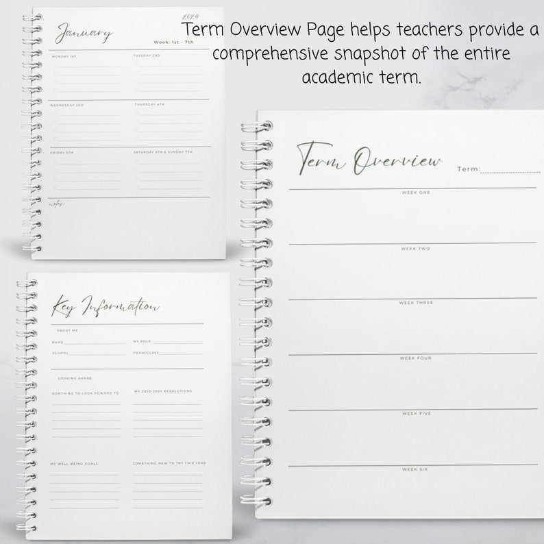 2025-2026 Teacher Planner, Personalized Brown Abstract Journal, A5 ...