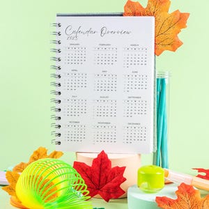 Pink Abstract Personalized 2025-2026 Teacher Planner, Flower Market ...