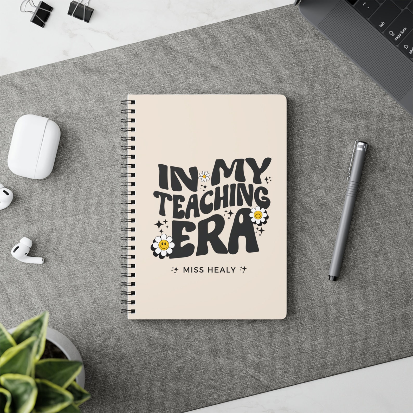In My Teaching Era 2024 Teacher Planner, Personalized Spiral Notebook ...