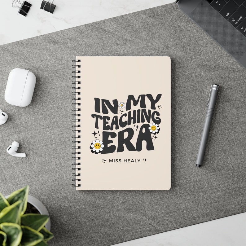 In My Teaching Era 2024 Teacher Planner, Personalized Spiral Notebook ...