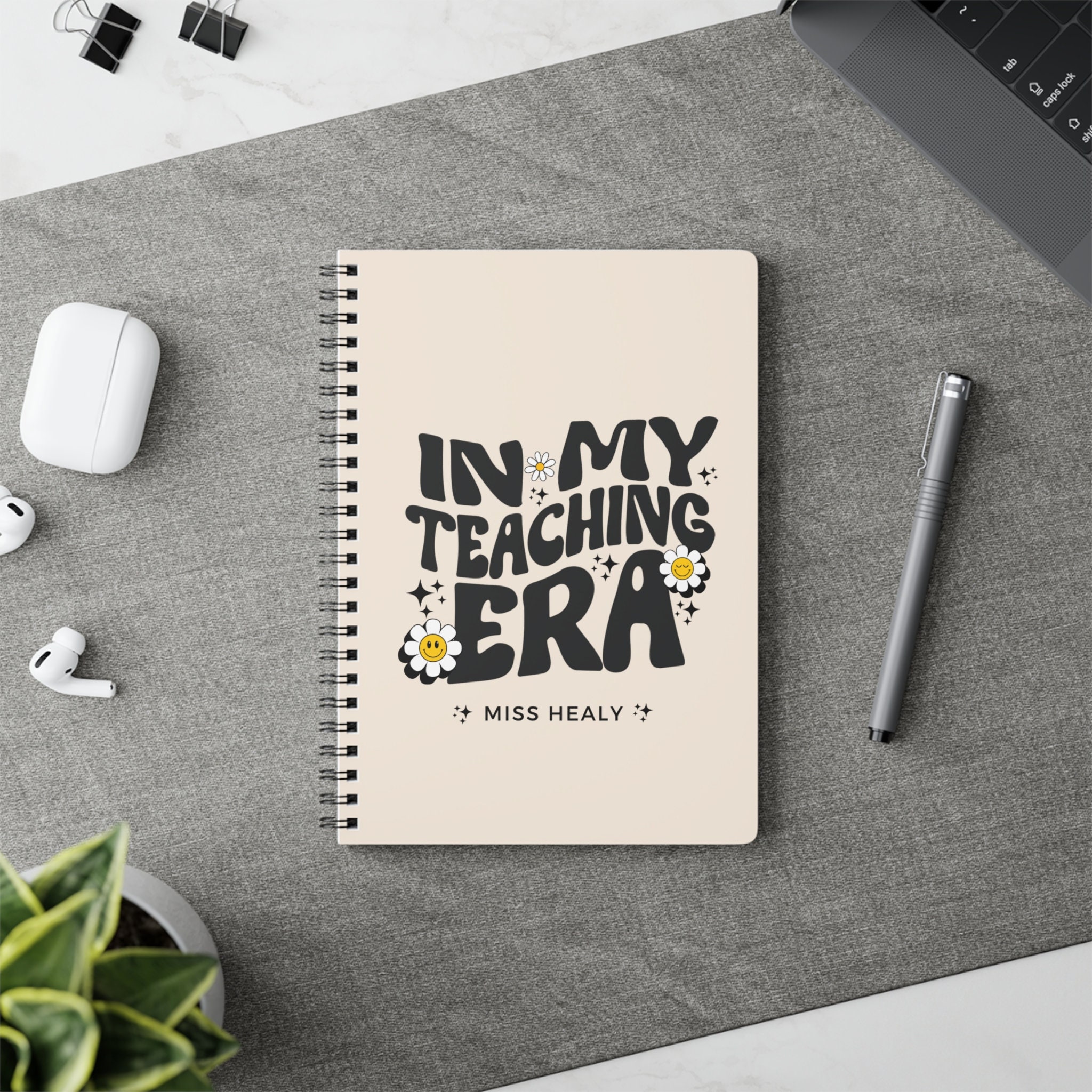 In My Teaching Era 2024 Teacher Planner, Personalized Spiral Notebook ...