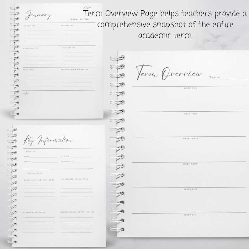 Personalised 2025-2026 Special Education Teacher Planner, A5 Spiral ...