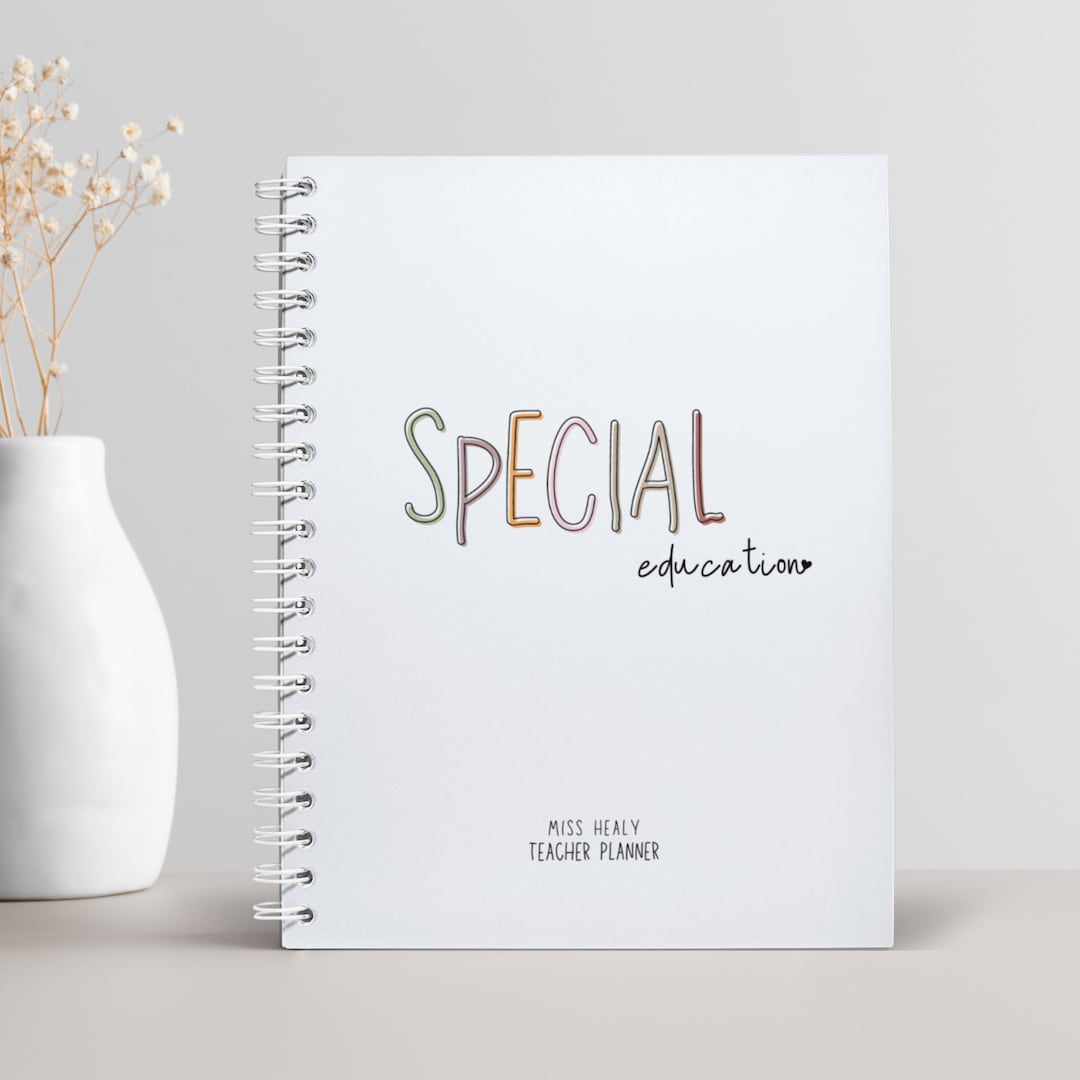Personalised 2026 Special Education Teacher Planner, A5 Spiral Diary ...