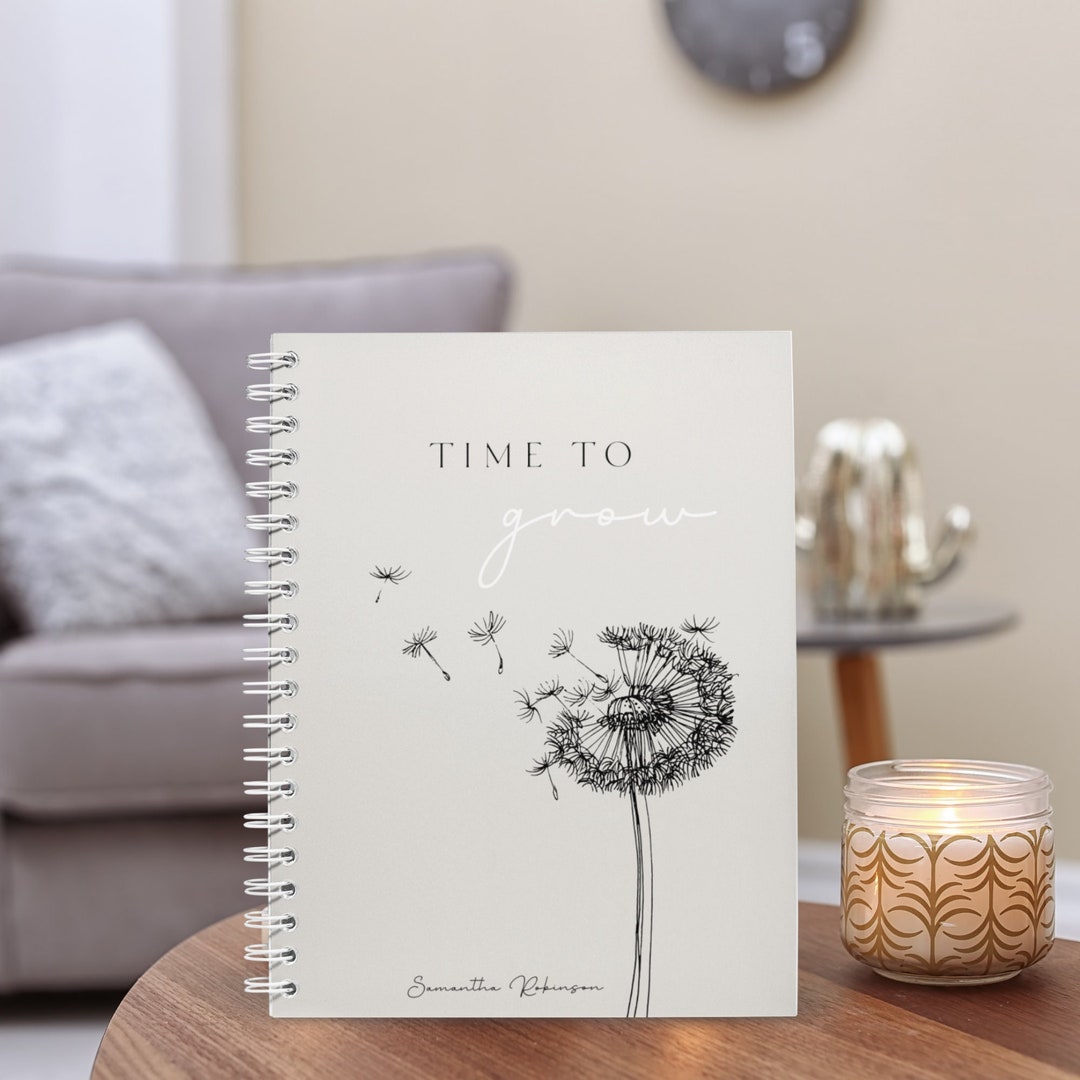 Student Study Planner 2026 With Dandelion Design, Personalised A5 ...