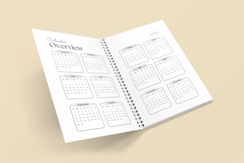 Academic 2024 Student Planner, Personalized A5 College Spiral Notebook ...