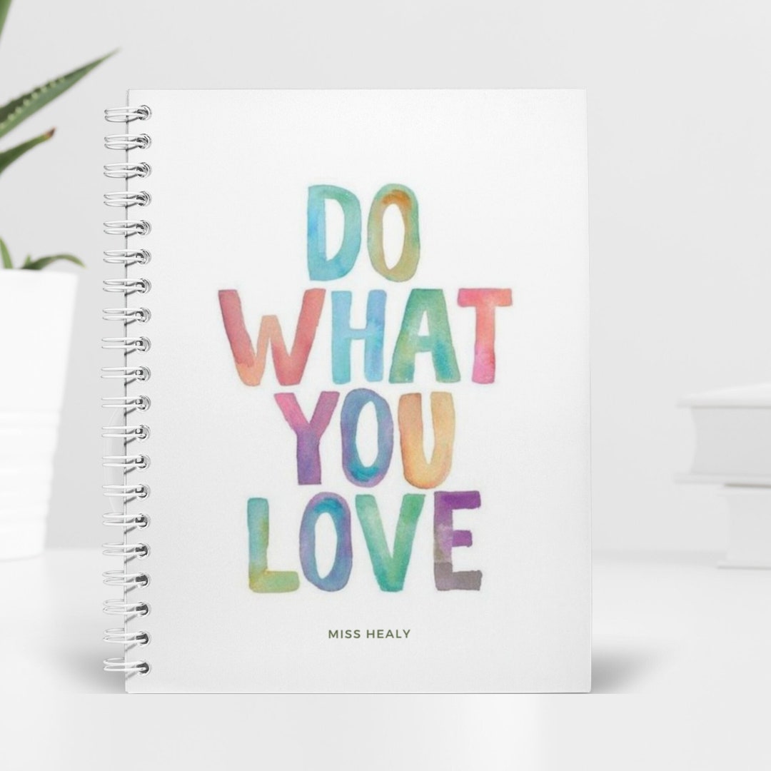 Personalised 2025-2026 Teacher Planner, Do What You Love Teacher Diary ...