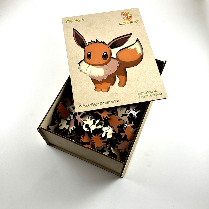 251 Piece Eevee Puzzle Featuring Over 90 Eeveelution Pieces! - Etsy
