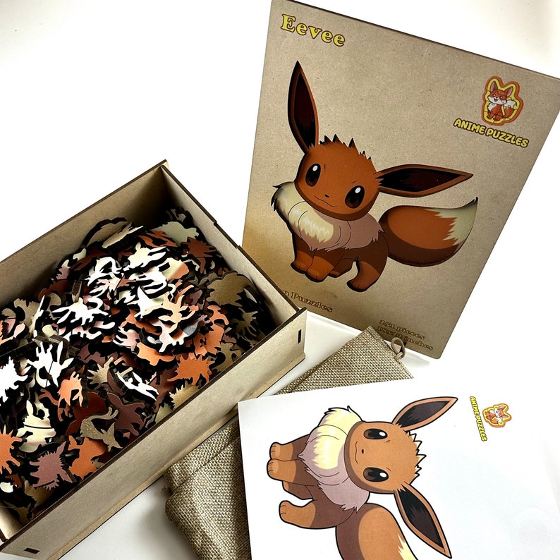251 Piece Eevee Puzzle Featuring Over 90 Eeveelution Pieces! - Etsy