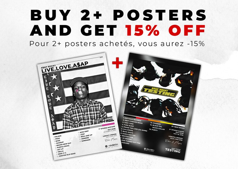Poster Album Live Love Asap De Asap Rocky Album Poster Album - Etsy