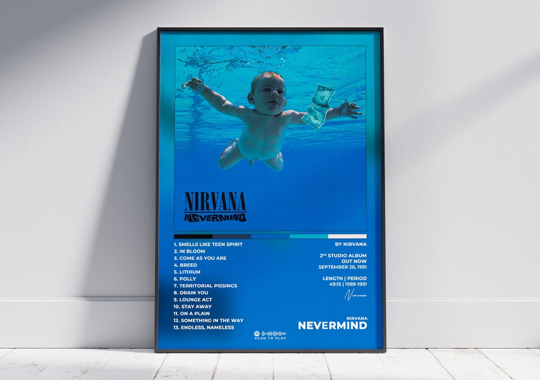 Poster Album Nevermind de Nirvana, Album Poster, Album Cover, Rap ...