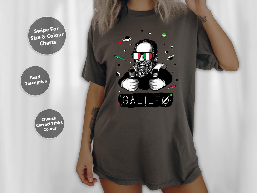 Funny Galileo Meme Italian Science Astronomy T Shirt103153 - Etsy