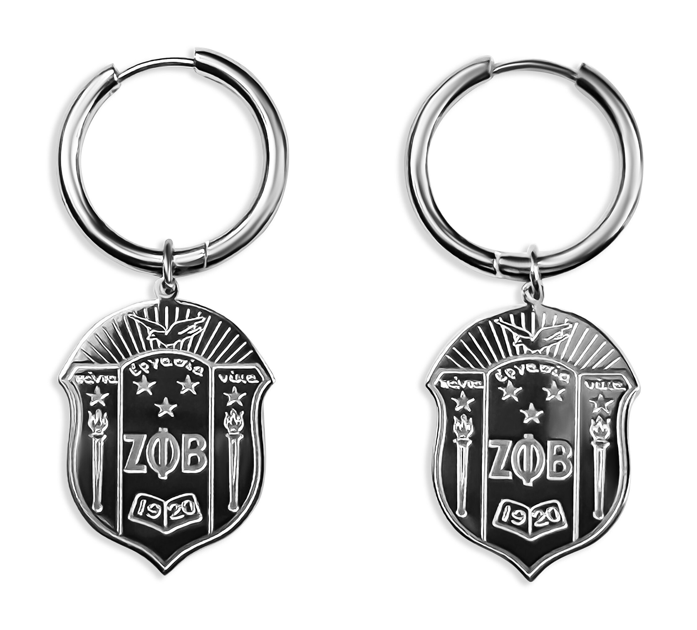 Zeta Phi Beta Sisterhood Drop Earrings - Etsy