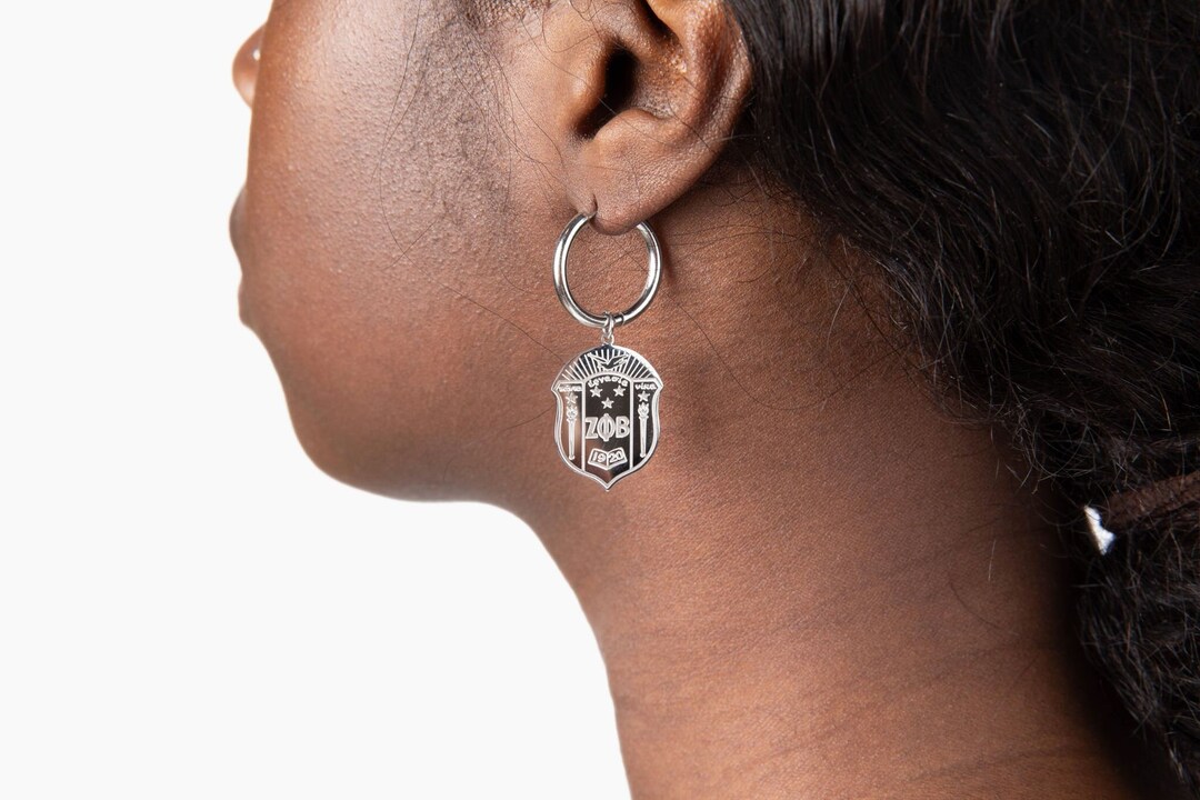 Zeta Phi Beta Sisterhood Drop Earrings - Etsy