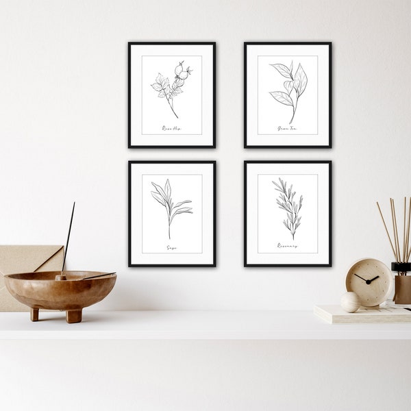 Framed Botanical Prints - Etsy