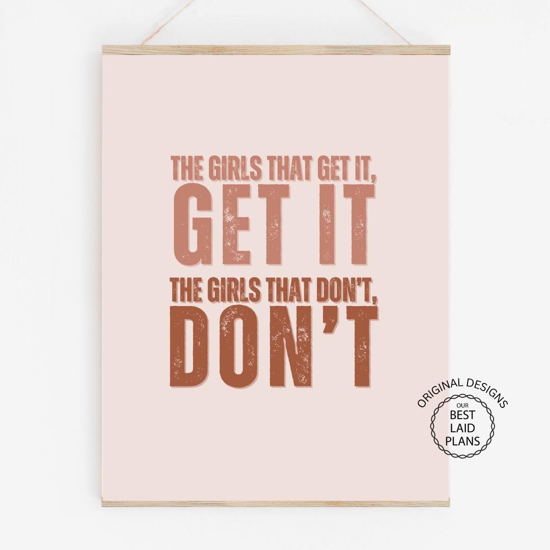 Gen Z Slang College Apartment Wall Art Boho College Apartment Aesthetic ...