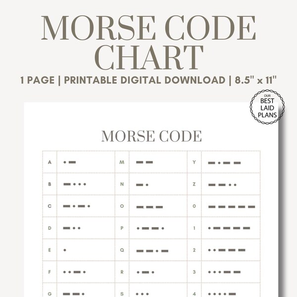 Morse Code - Etsy