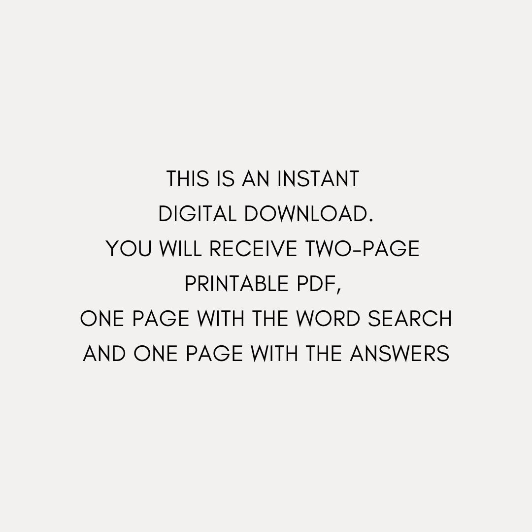 Books of the Bible Word Find New Testament Printable, Books of the ...