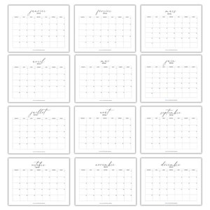 2024 Calendar in French Printable PDF, French Calendar 2024 Monthly ...