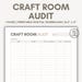 Craft Room Audit Printable PDF, Craft Room Inventory Planner Printable ...