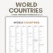 List of Countries of the World Countries List World Countries List ...