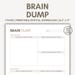 Brain Dump Printable PDF, Mind Dump Digital Download, Braindumping ...