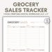 Grocery Tracker Grocery List Sales Tracker Printable PDF Grocery Price ...