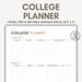 College Application Planner Printable Editable Google Docs College ...