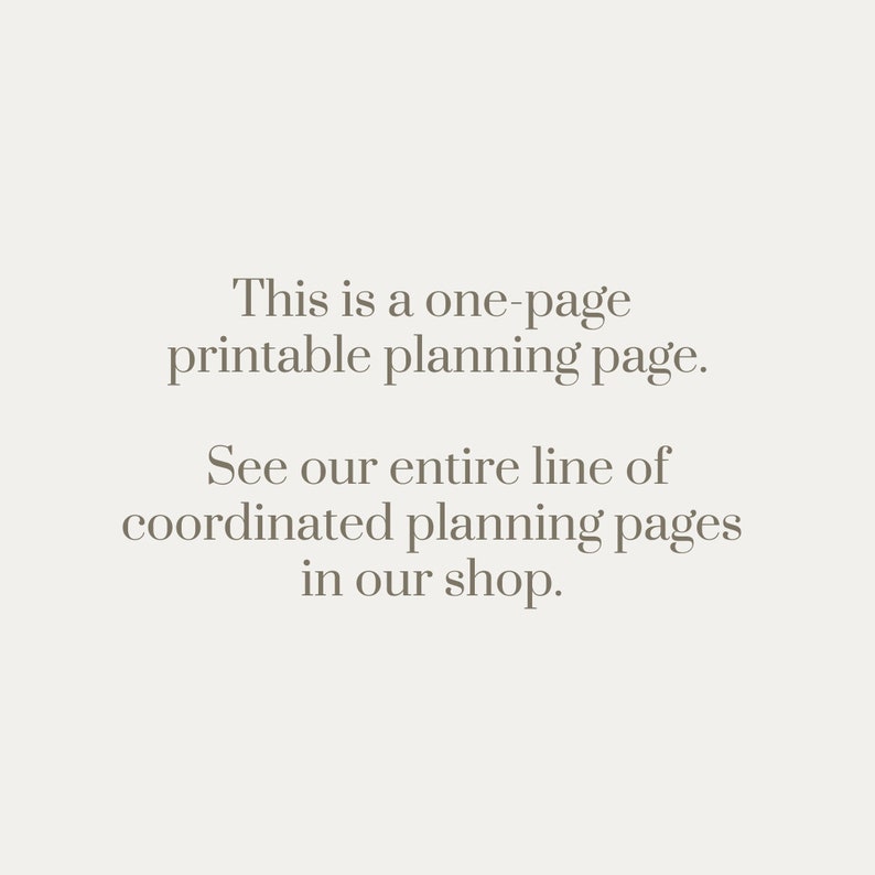 Dinner Party Planner Sheet Printable PDF Dinner Party Menu Planning ...