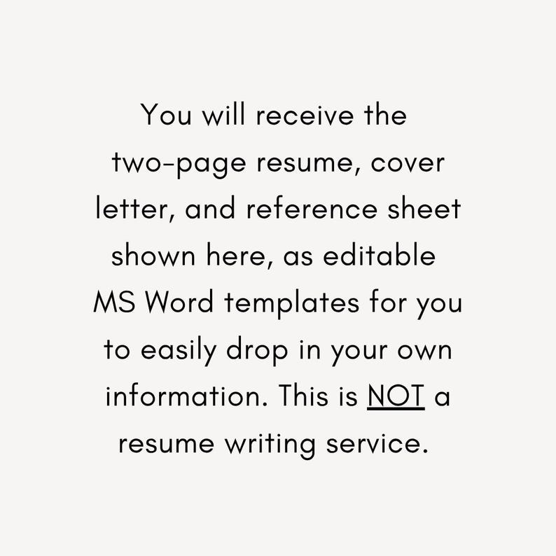 Administrative Assistant Resume Template With Cover Letter and Example ...