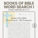 Books of the Bible Word Search Old Testament Printable, Word Find Books ...