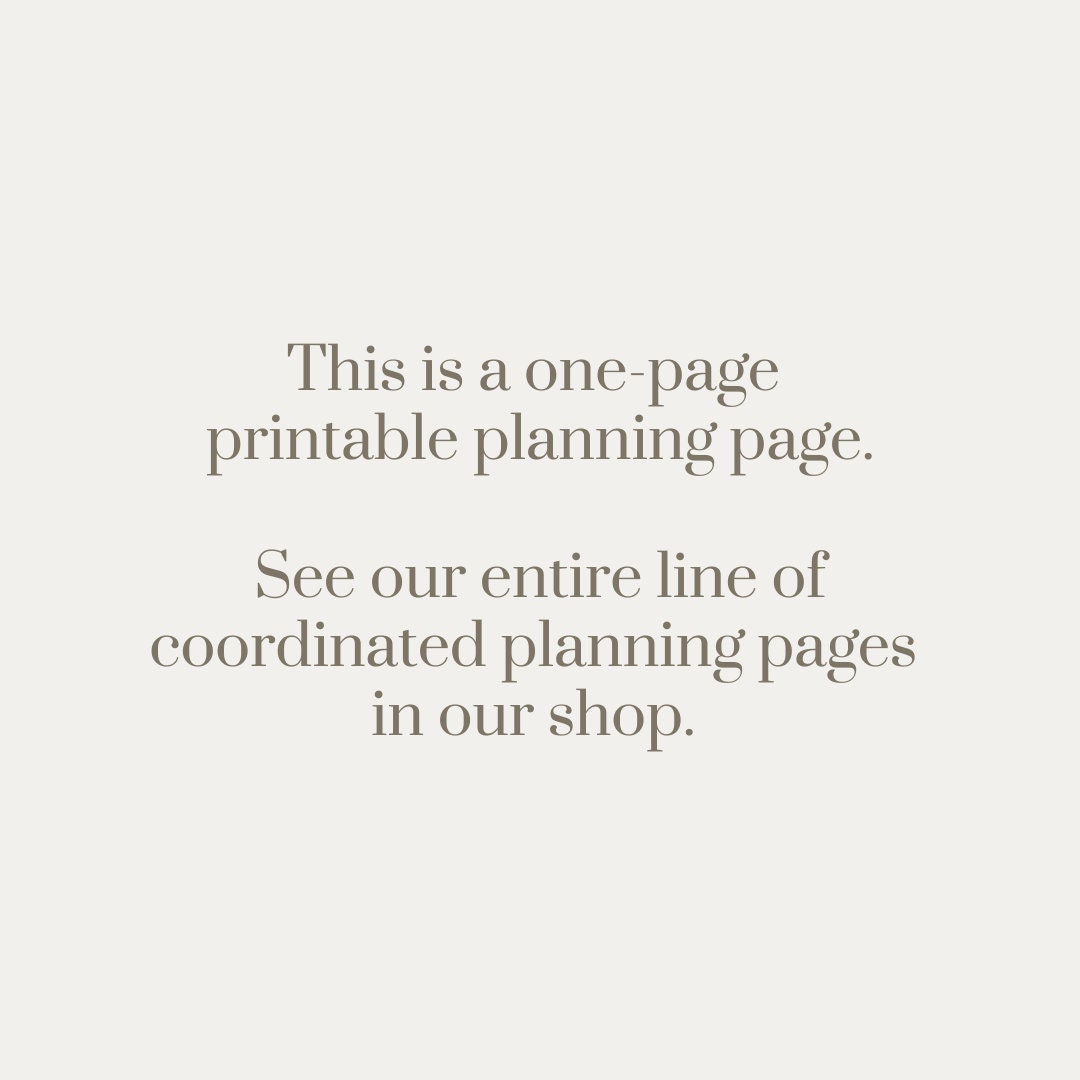 Apartment Hunt Planner Page Apartment Tracker Apt Hunting List Rental ...