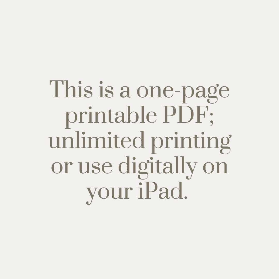 Brain Dump Printable Pdf Mind Dump Digital Download Braindumping