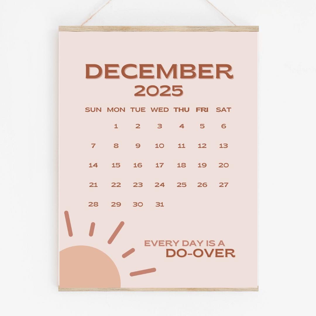 December 2025 Calendar Printable PDF December 2025 Calendar Page ...
