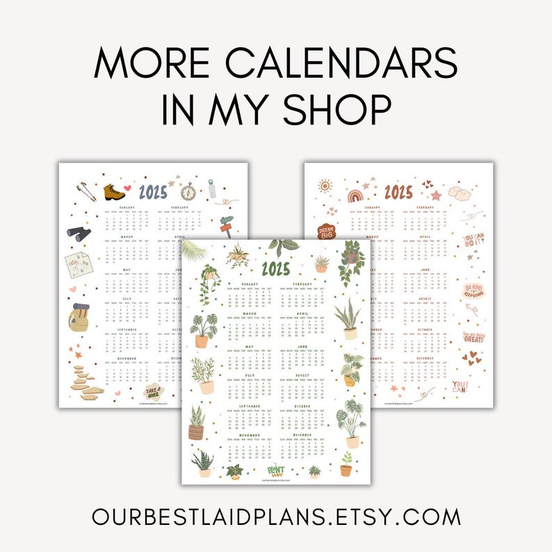 April 2026 Calendar Printable (includes All 12 Months), Calendar for ...
