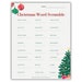 Christmas Word Scramble Printable PDF Digital Download Christmas Word ...