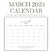 March 2024 Calendar Printable PDF, March 2024 Calendar Without Holidays ...