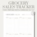 Grocery Tracker, Grocery List Sales Tracker Printable PDF, Grocery ...
