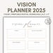 Vision Planner Printable, Vision Planner 2025, Vision Planner PDF ...