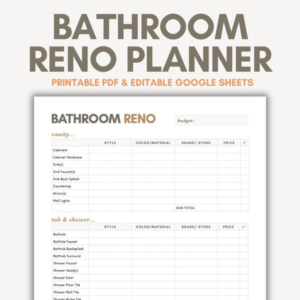 Bathroom Design - Etsy