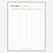 Kitchen Cleaning Checklist PDF, Kitchen Cleaning Checklist Printable ...