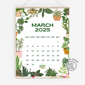 March 2025 Calendar Printable March 2025 PDF Monthly March 2025 ...