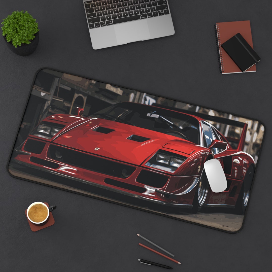 Ferrari F40 Desk Mat Ferrari F40 Gaming Mat, Ferrari F40 Desk and ...