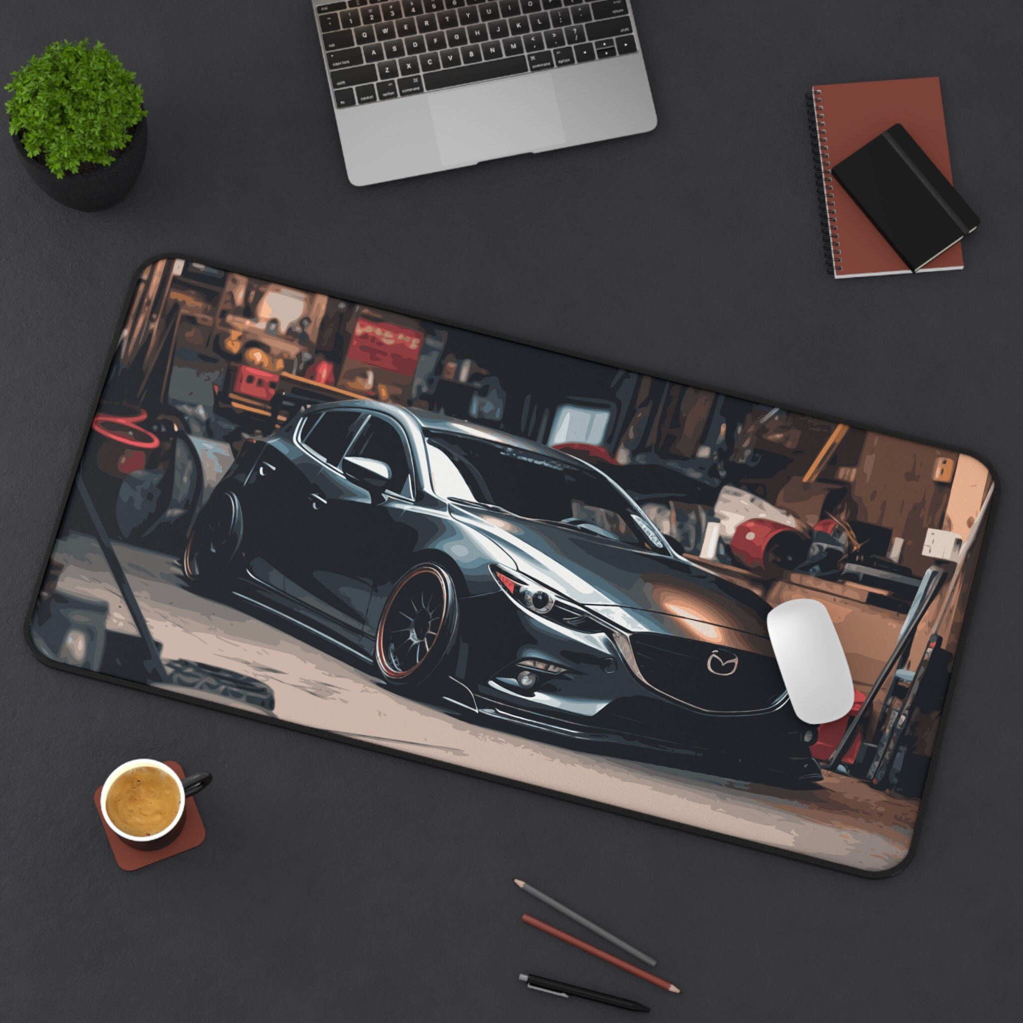 Mazda 3 Desk Pad Mazda 3 Desk Mat Big Mazda Mouse Pad Mazda 3 Gaming ...